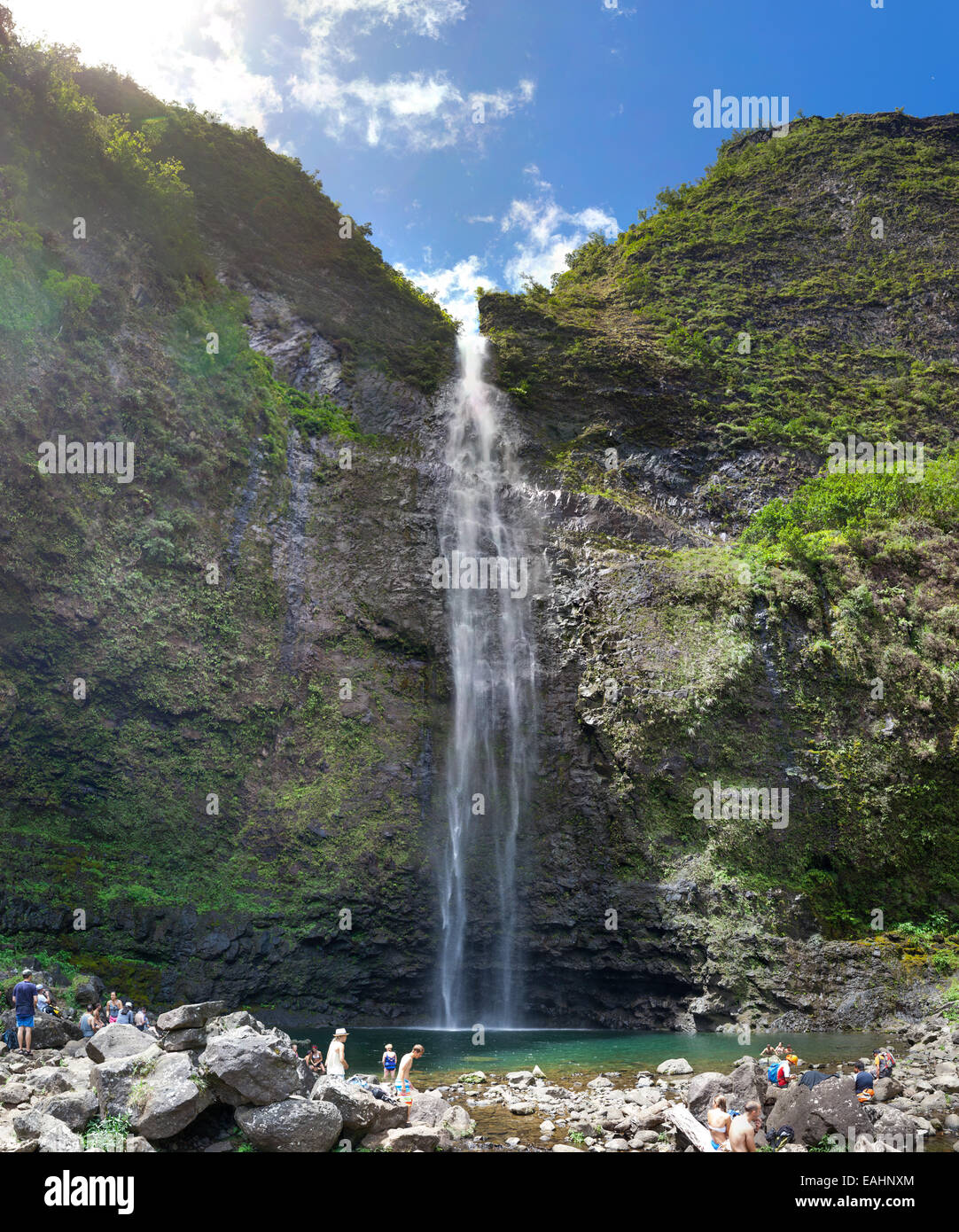 Hanakapiai falls hi-res stock photography and images - Alamy