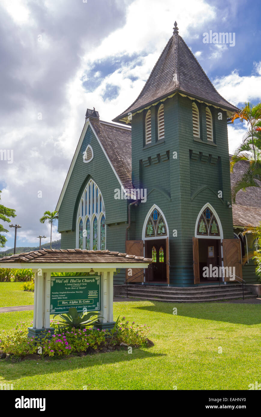 Hanalei church hi-res stock photography and images - Alamy