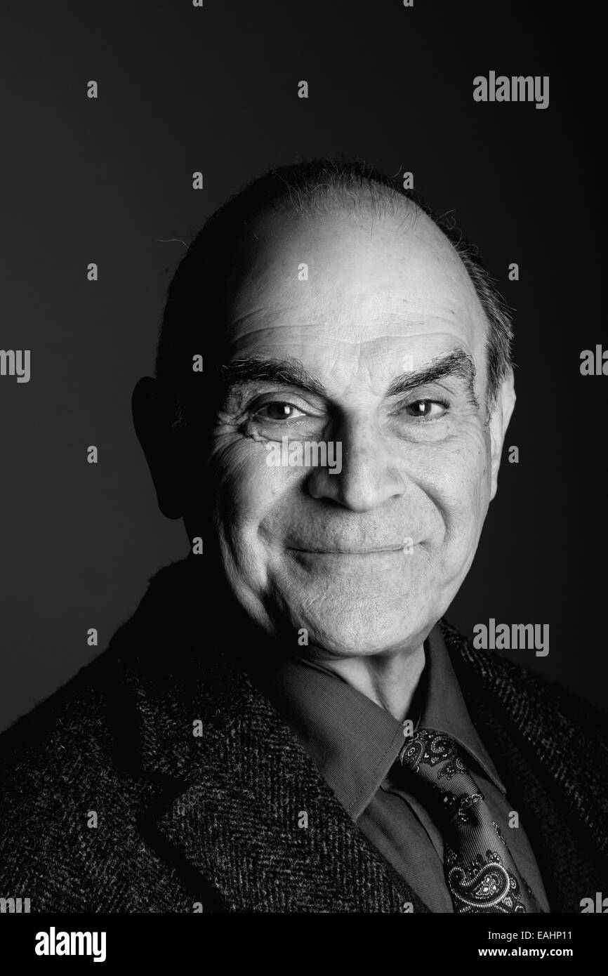 David Suchet at the Oldie Literary Lunch 11-11-14 Stock Photo - Alamy