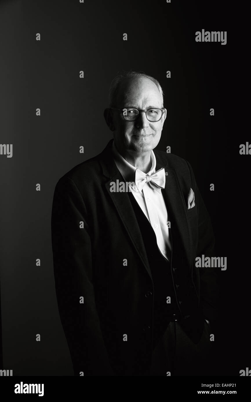 Geoffrey Wansell at the Oldie Literary Lunch 11-11-14 Stock Photo - Alamy