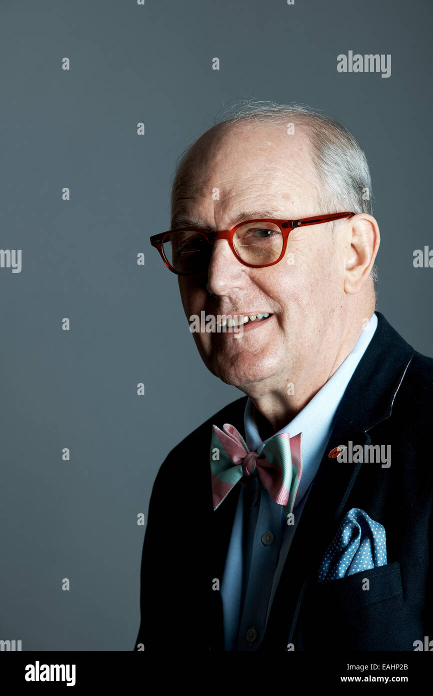 Geoffrey Wansell at the Oldie Literary Lunch 11-11-14 Stock Photo - Alamy