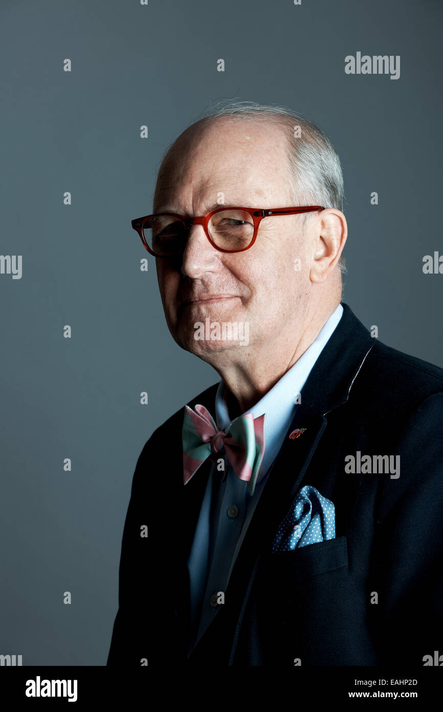 Geoffrey Wansell at the Oldie Literary Lunch 11-11-14 Stock Photo - Alamy