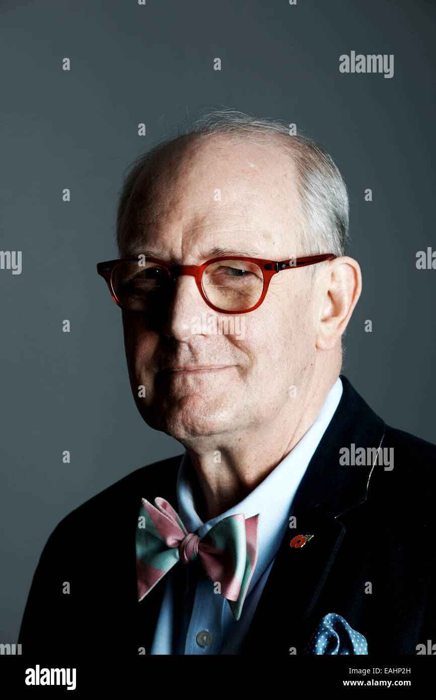Geoffrey Wansell at the Oldie Literary Lunch 11-11-14 Stock Photo - Alamy