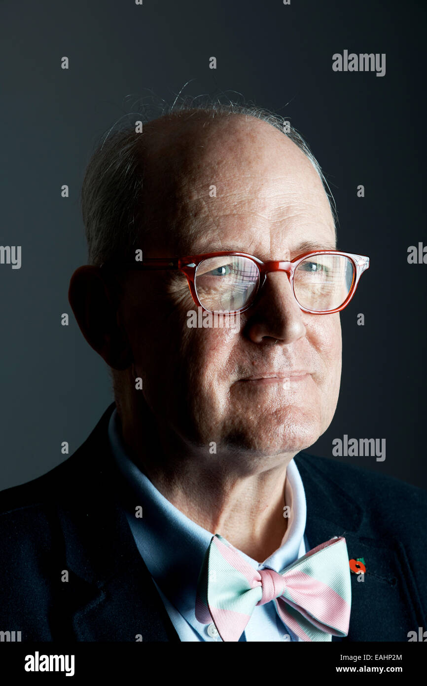 Geoffrey Wansell at the Oldie Literary Lunch 11-11-14 Stock Photo - Alamy