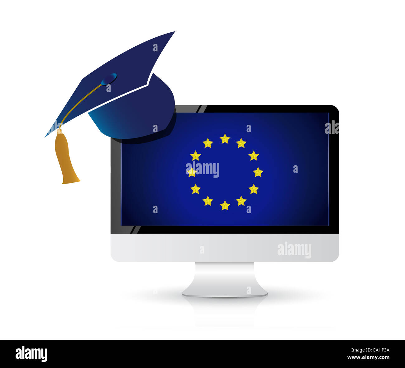 Europe black flag concept euro Cut Out Stock Images & Pictures - Alamy