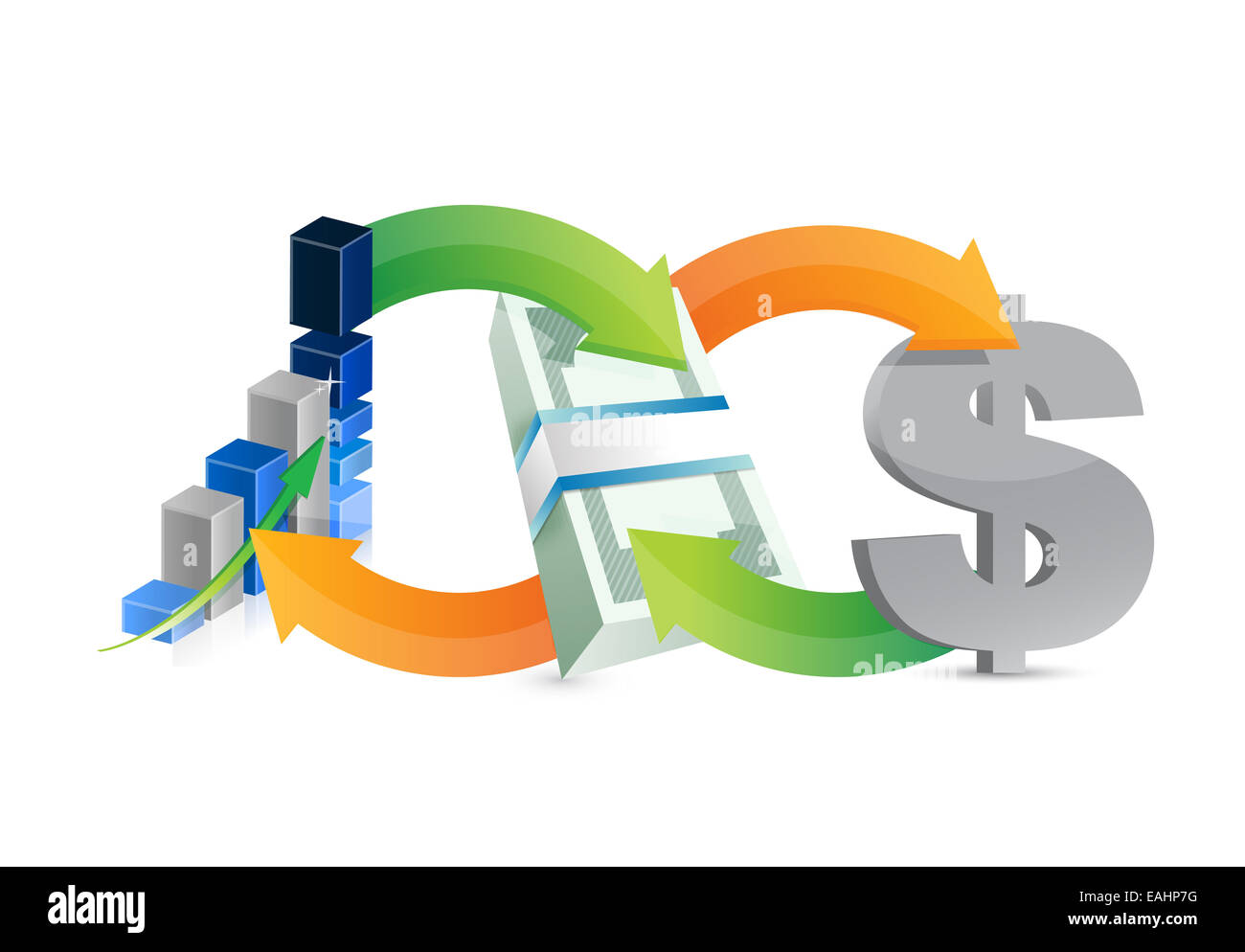 Business money making diagram concept Stock Photo - Alamy