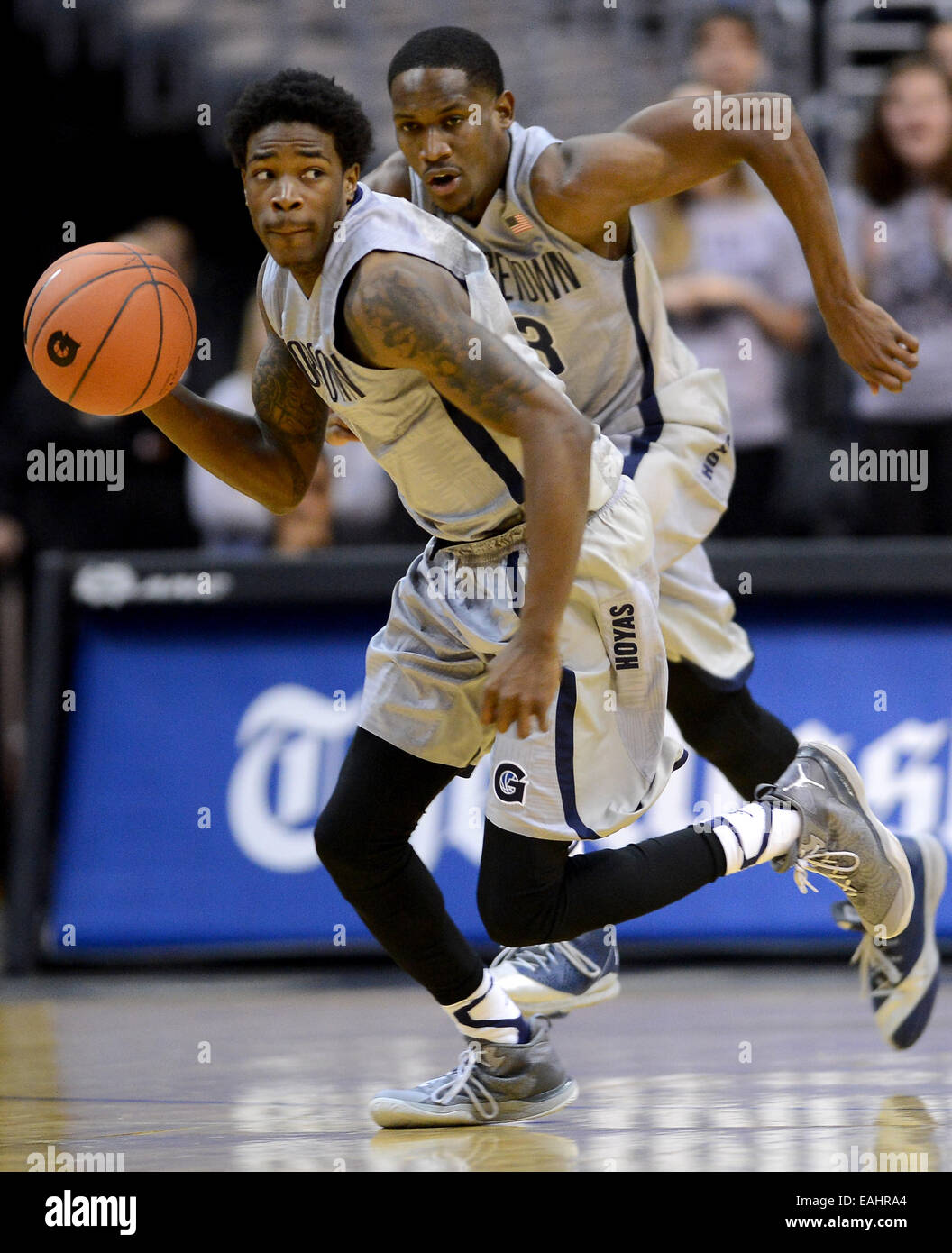 Washington, DC, USA. 15th Nov, 2014. 20141115 - Georgetown guard Tre ...