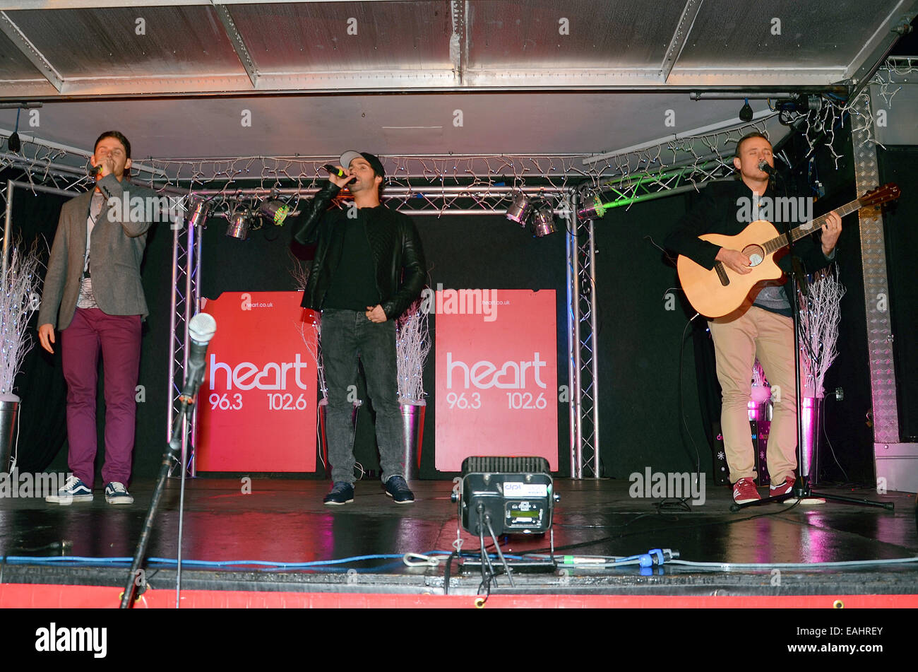 Next of Kin group performing at the annual Christmas lights switch on ...