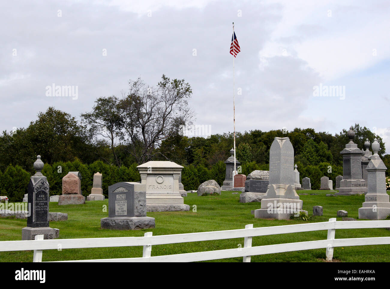 Flag america flying over hi-res stock photography and images - Alamy