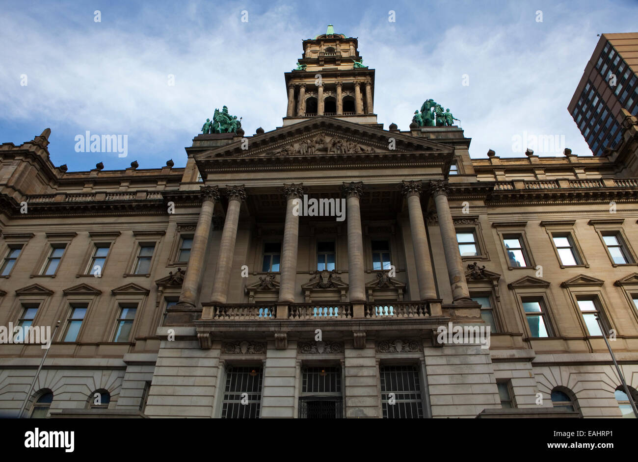 A view of the Wayne County Building in downtown Detroit Stock Photo - Alamy