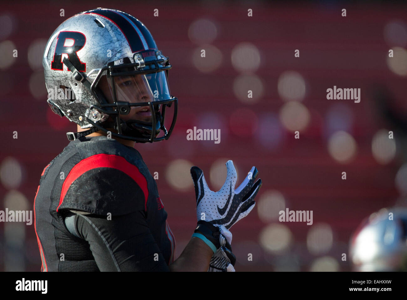 Rutgers scarlet knights quarterback gary nova 10 hi-res stock ...