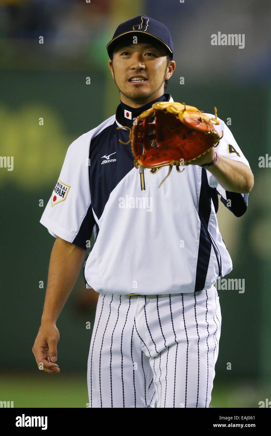 Tokyo, Japan. 15th Nov, 2014. Ryosuke Kikuchi (JPN) Baseball : 2014 All Star Series Game 3 ...