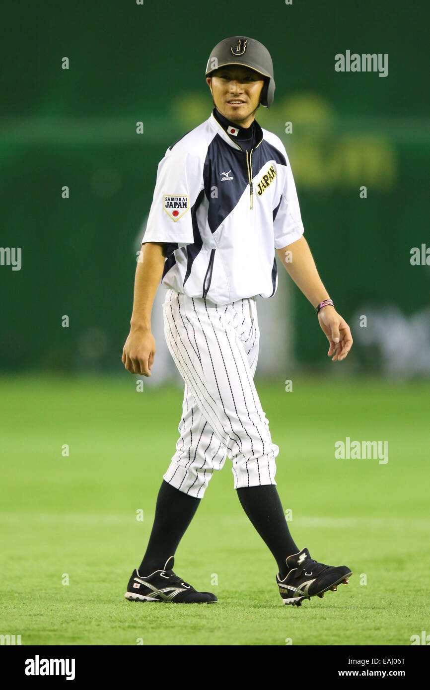 Tokyo, Japan. 15th Nov, 2014. Ryosuke Kikuchi (JPN) Baseball : 2014 All Star Series Game 3 ...