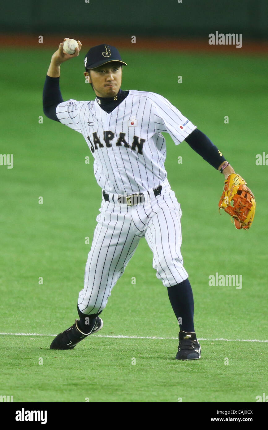 Tokyo, Japan. 15th Nov, 2014. Ryosuke Kikuchi (JPN) Baseball : 2014 All Star Series Game 3 ...