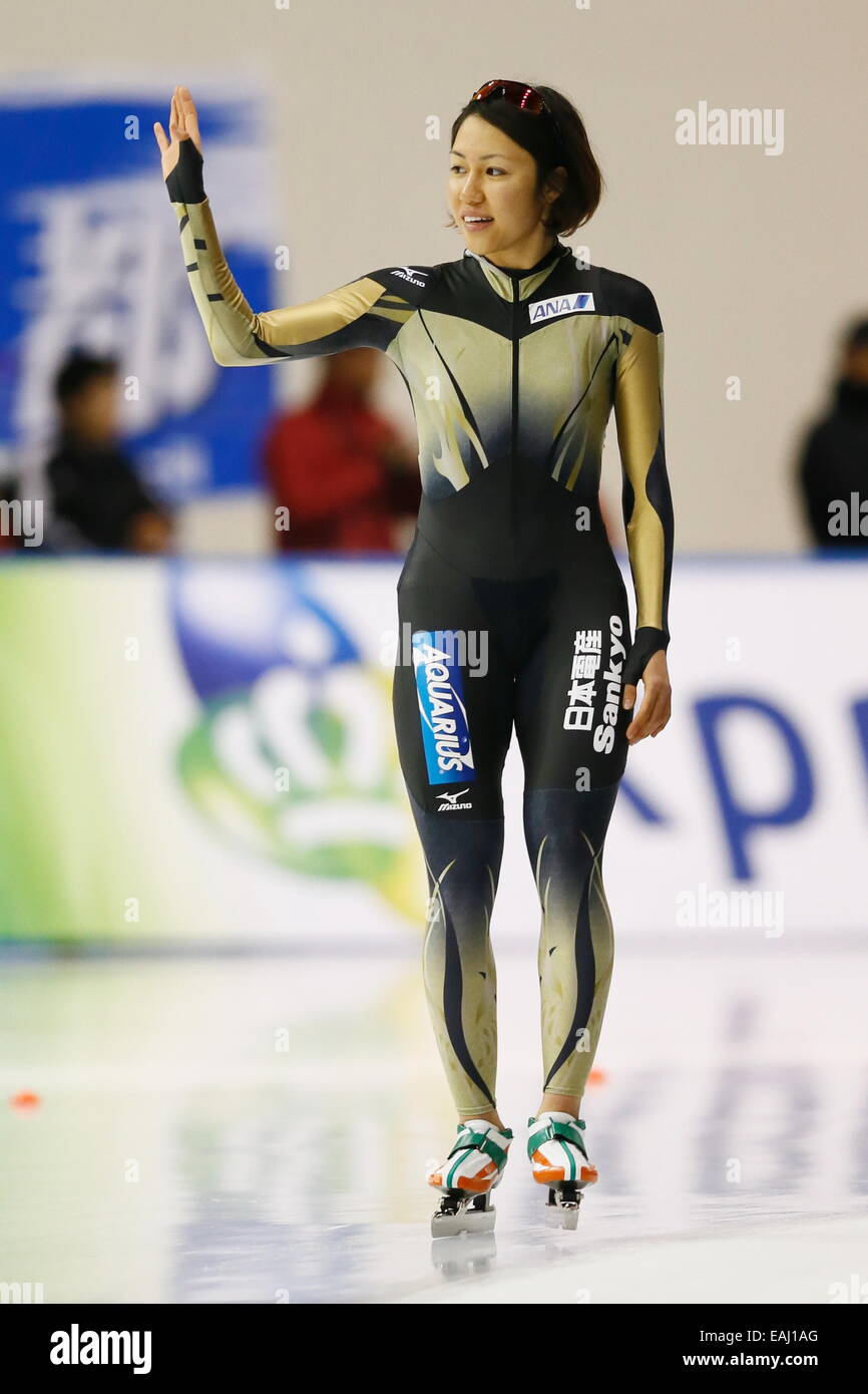 Obihiro, Japan. 15th Nov, 2014. Mio Kuroiwa (JPN) Speed Skating : Women ...