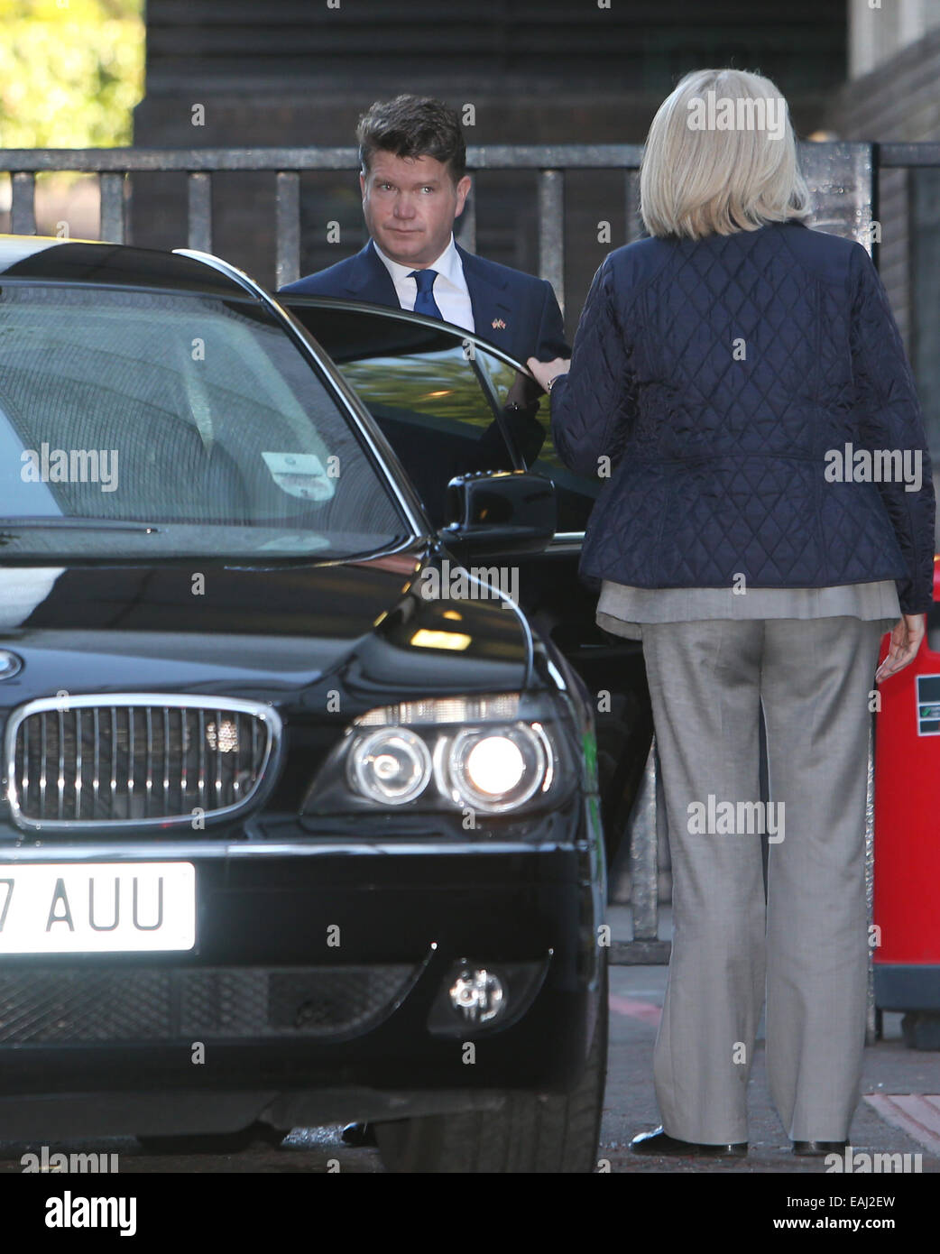 American Ambassador Matthew Bazrun outside ITV Studios Featuring ...