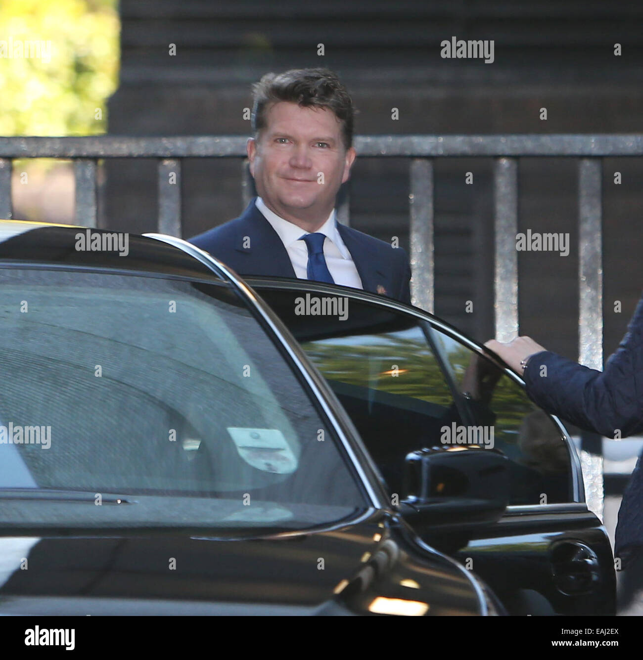 American Ambassador Matthew Bazrun outside ITV Studios Featuring ...