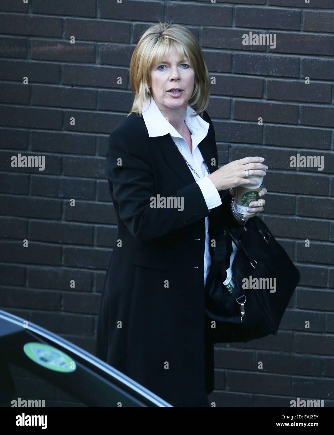 Ruth Langsford outside ITV Studios Featuring: Ruth Langsford Where ...