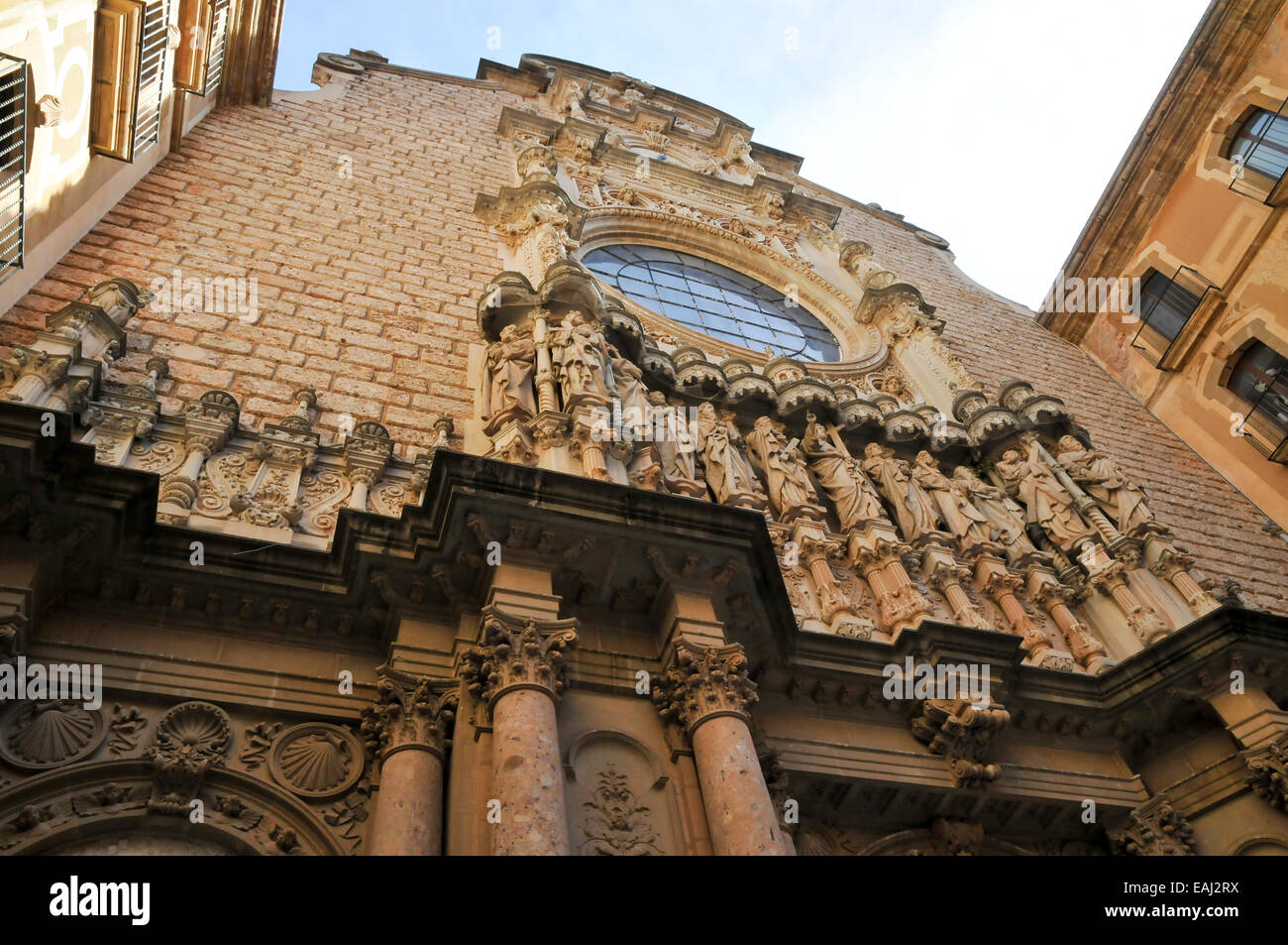Santa Maria de Montserrat Abbey, Catalonia, Spain Stock Photo - Alamy