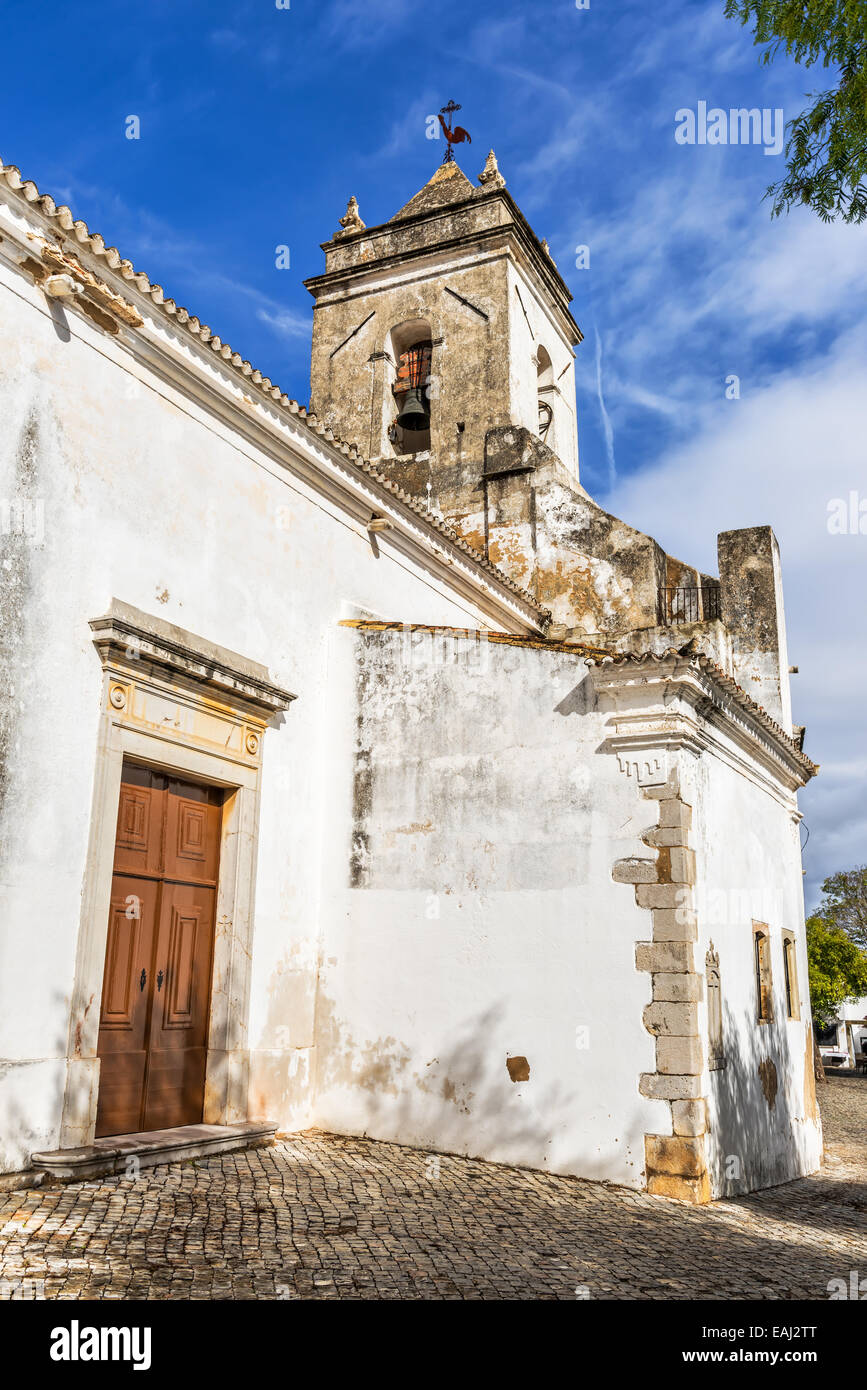 Church Igreja de Santa Maria do Castelo in Tavira, Algarve, Portugal ...