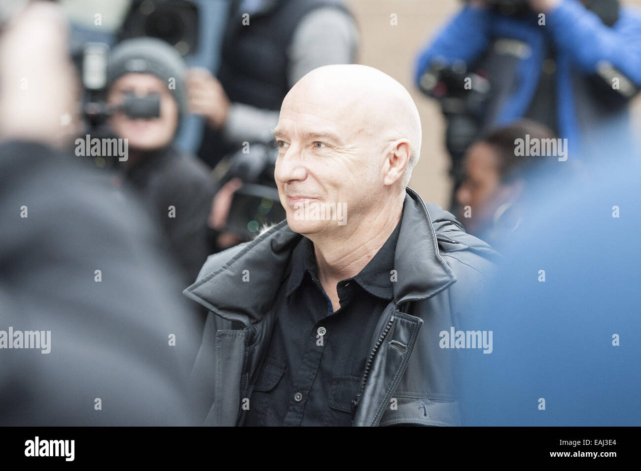 London, London, UK. 15th Nov, 2014. Artists arrive at Sarm Studios in ...