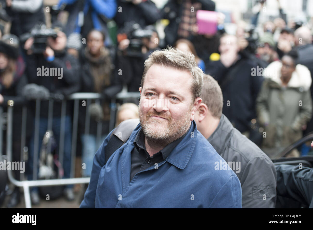 London, London, UK. 15th Nov, 2014. Artists arrive at Sarm Studios in ...
