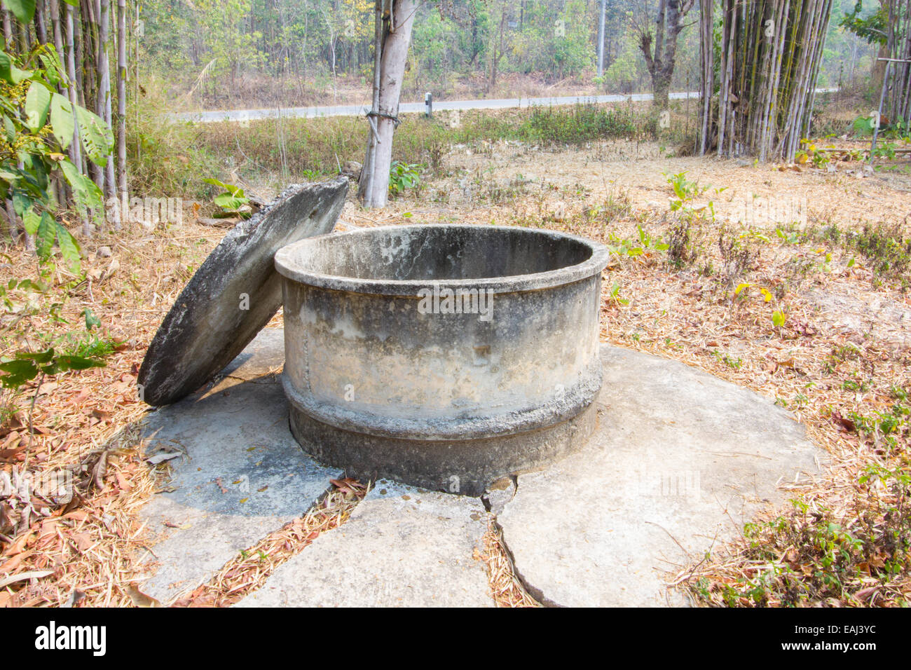 Old water well in countryside, thailand Stock Photo - Alamy