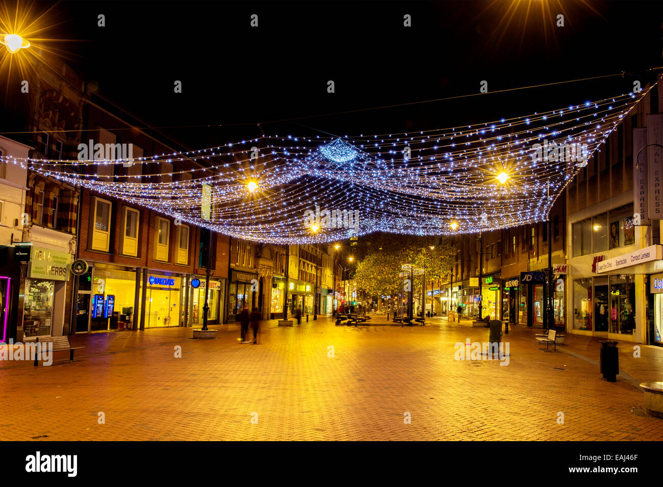 Reading christmas street lights hi-res stock photography and images - Alamy