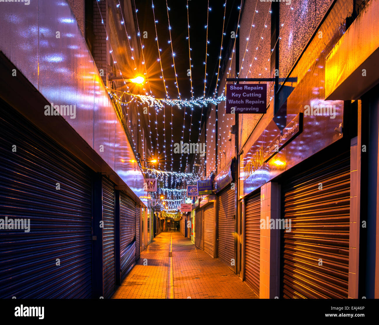 Reading xmas street lights hi-res stock photography and images - Alamy