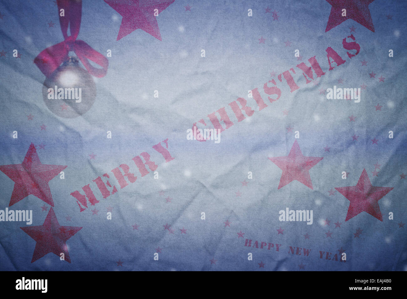 Blue and red christmas card hi-res stock photography and images - Alamy