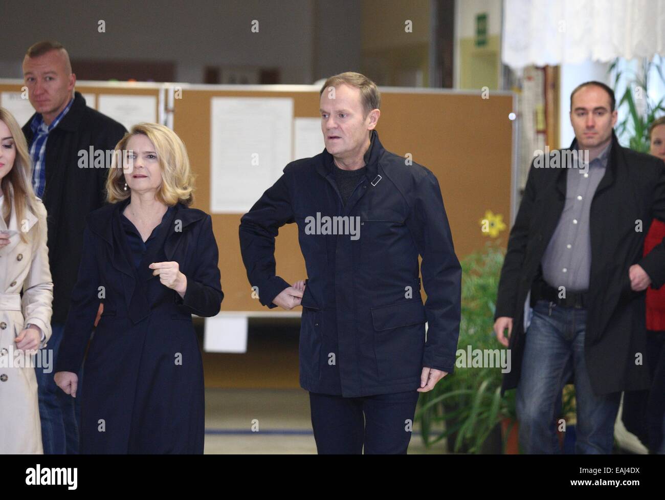 Sopot, Poland. 16th November, 2014. Former Polis Prime Minister Donald ...