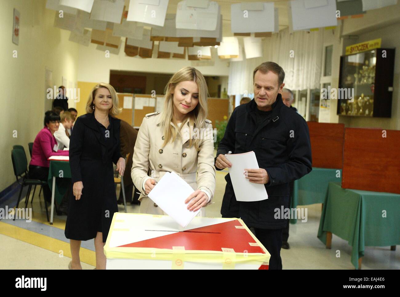Sopot, Poland. 16th November, 2014. Former Polis Prime Minister Donald ...