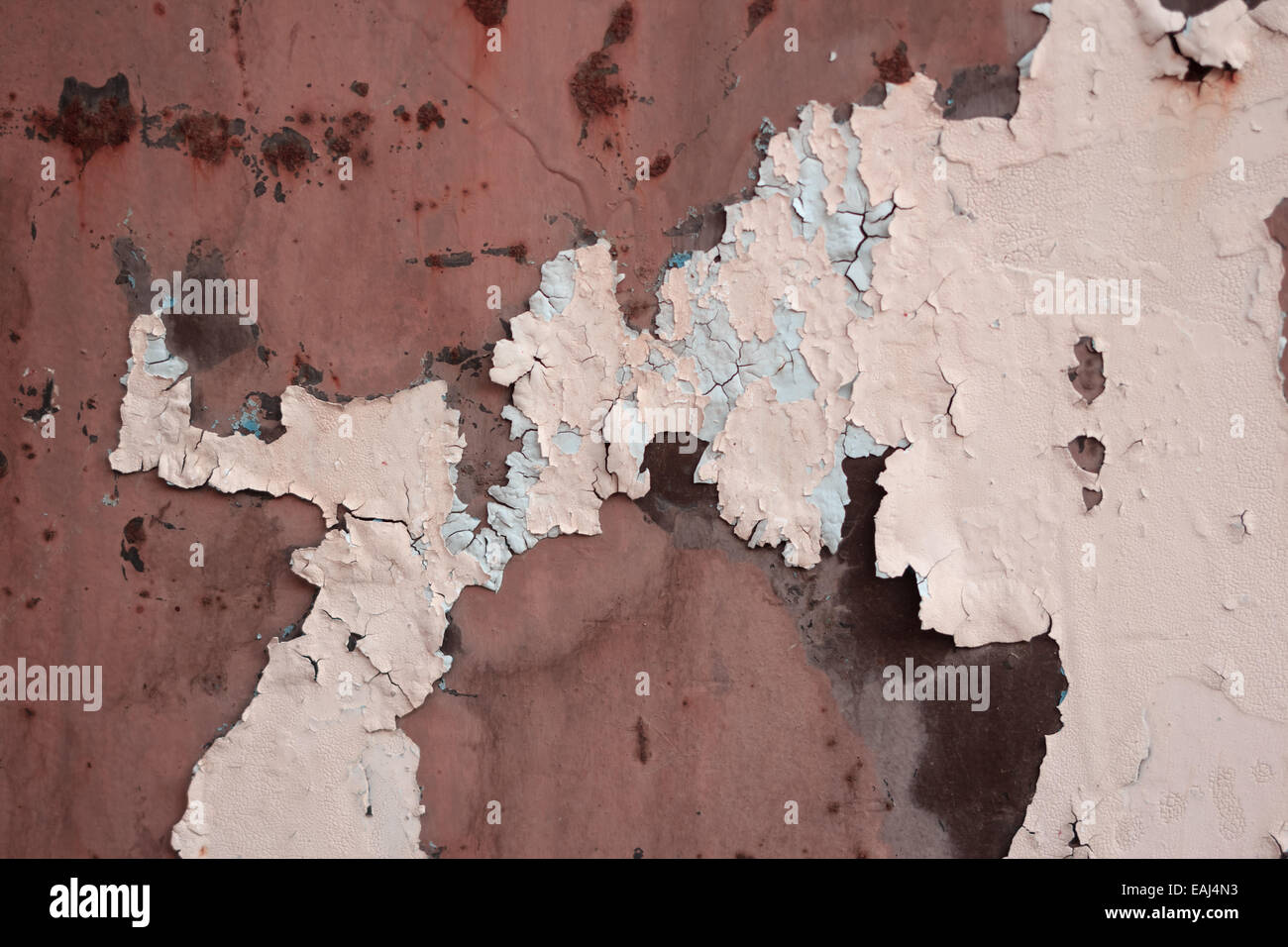 Grungy wall texture with paint and scuffed breakaway shot close-up ...