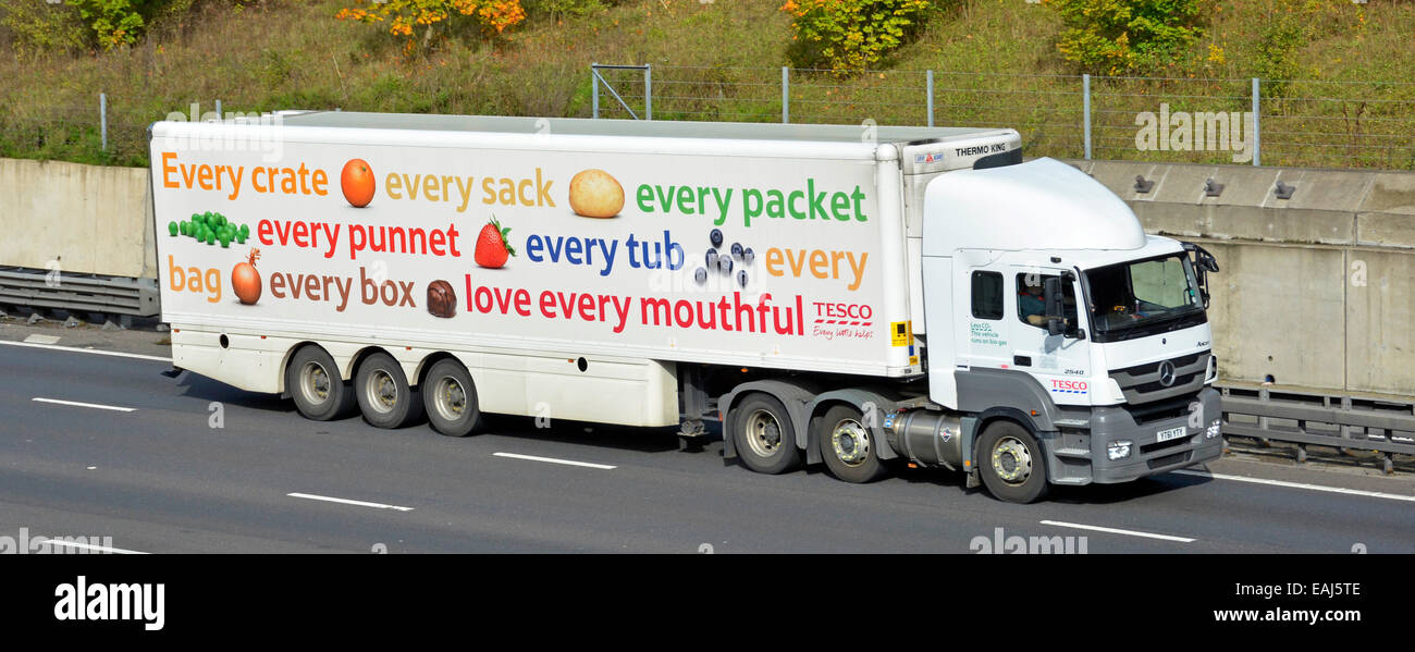 Tesco Lorry High Resolution Stock Photography and Images - Alamy