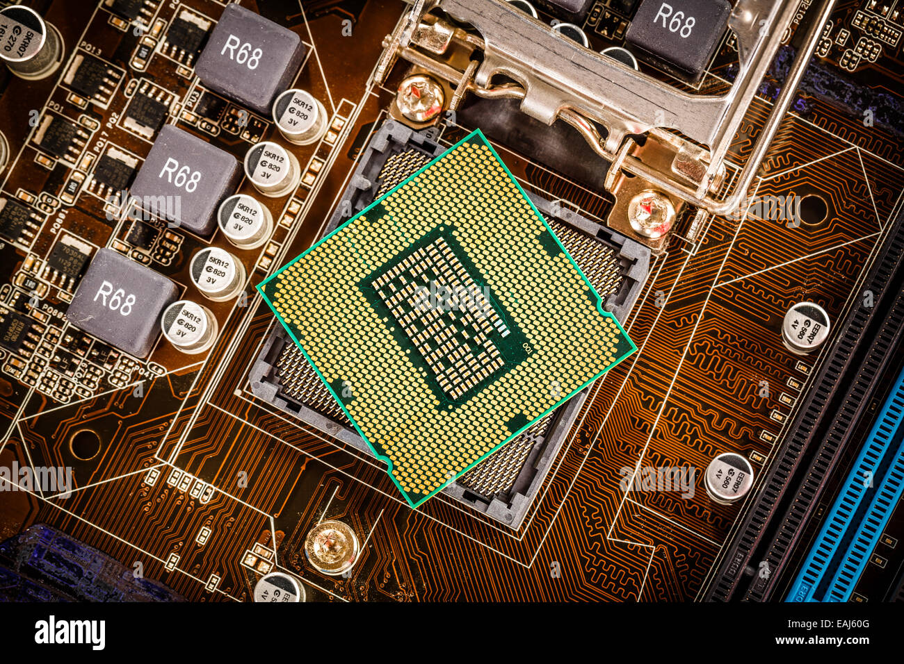 Processor motherboard hi-res stock photography and images - Alamy