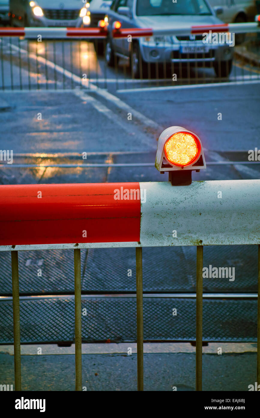 Railway crossing train hi-res stock photography and images - Alamy
