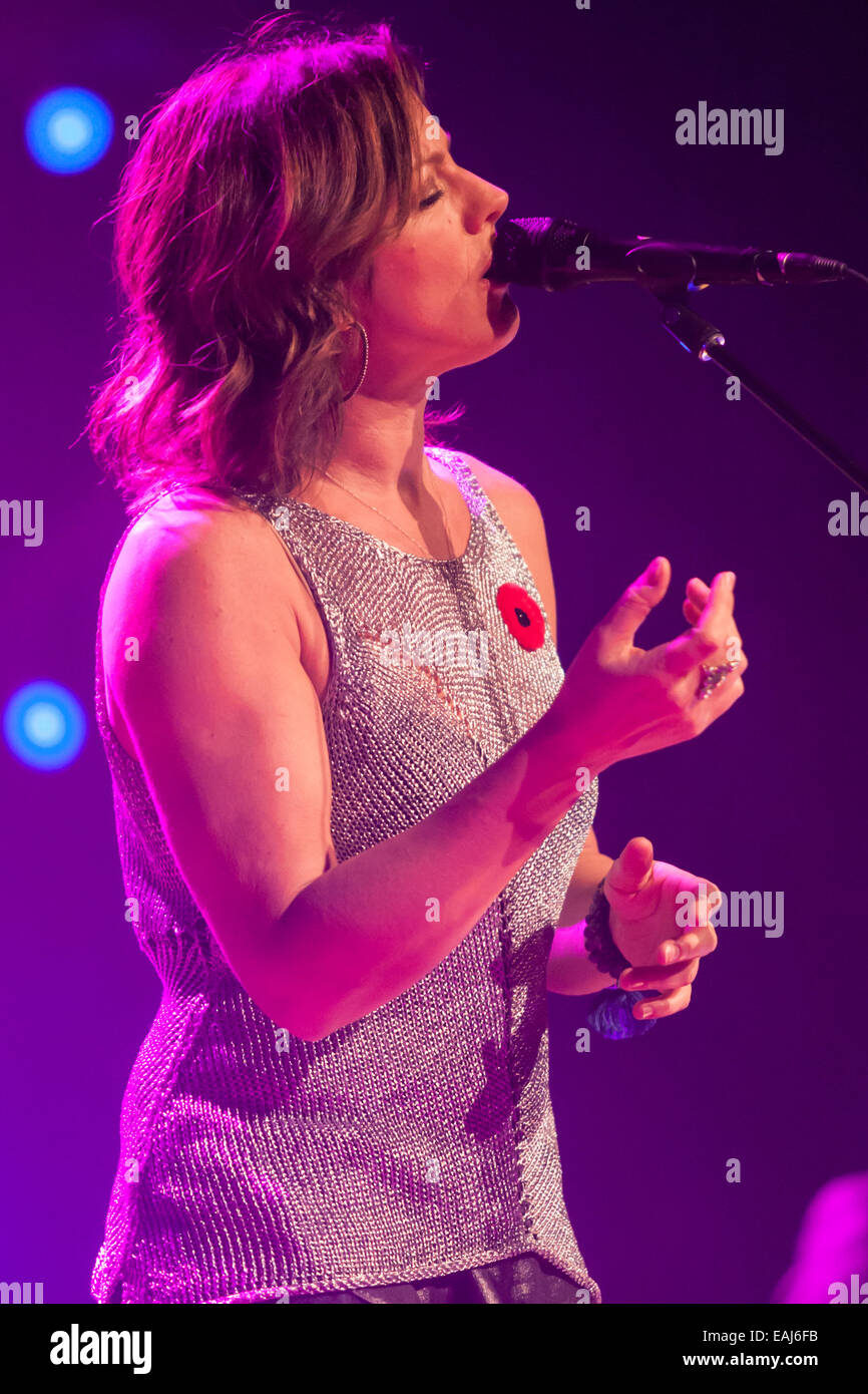 Canadian singer/songwriter and musician Sarah McLachlan performs in ...