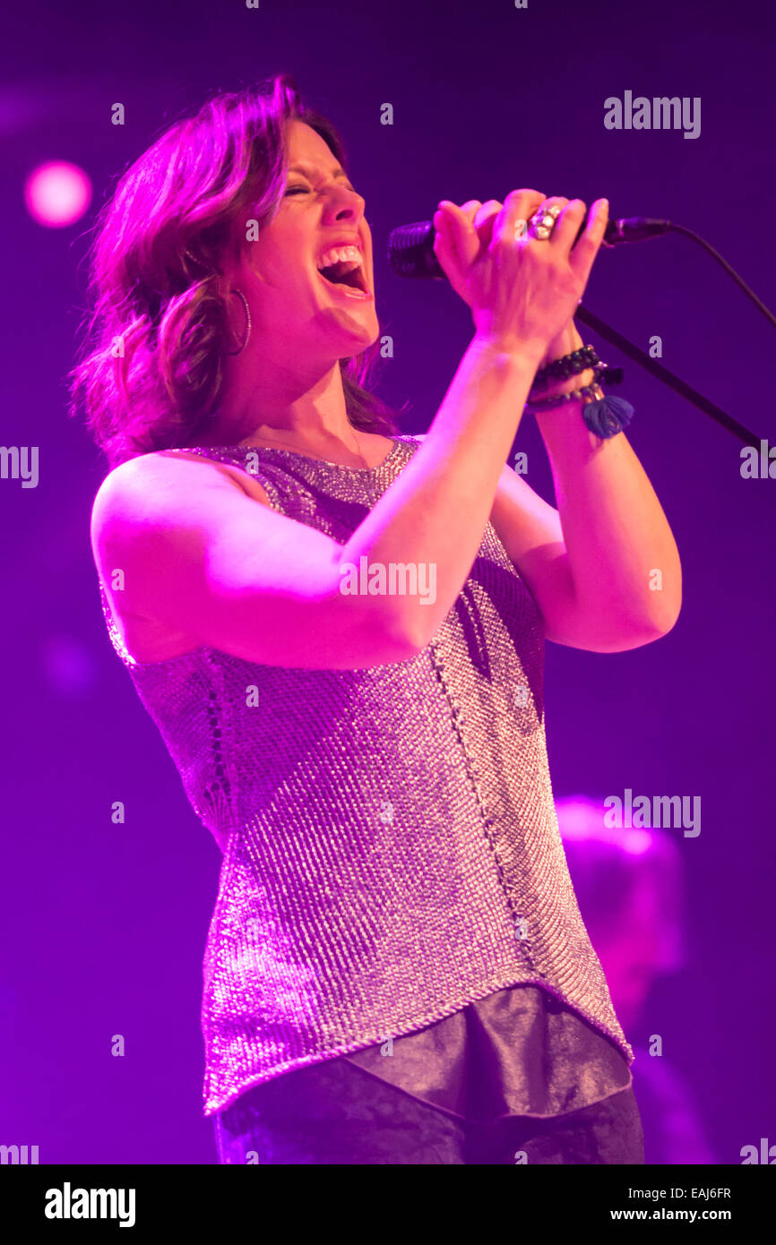 Canadian singer/songwriter and musician Sarah McLachlan performs in ...