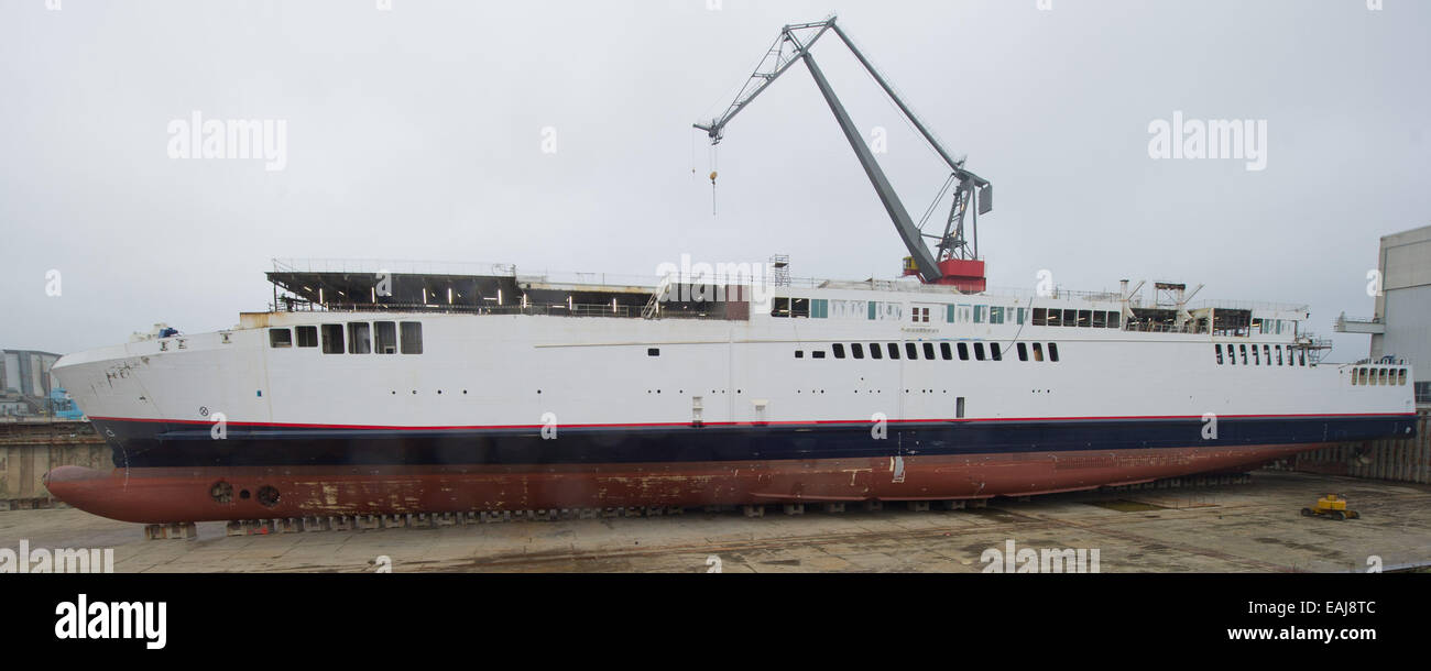 Munkebo, Denmark. 16th Nov, 2014. The Scandlines ferry 'Copenhagen' at ...