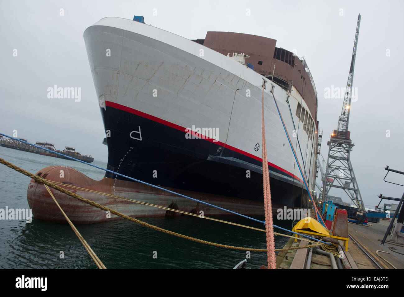 Munkebo, Denmark. 16th Nov, 2014. The Scandlines ferry 'Berlin' at the ...