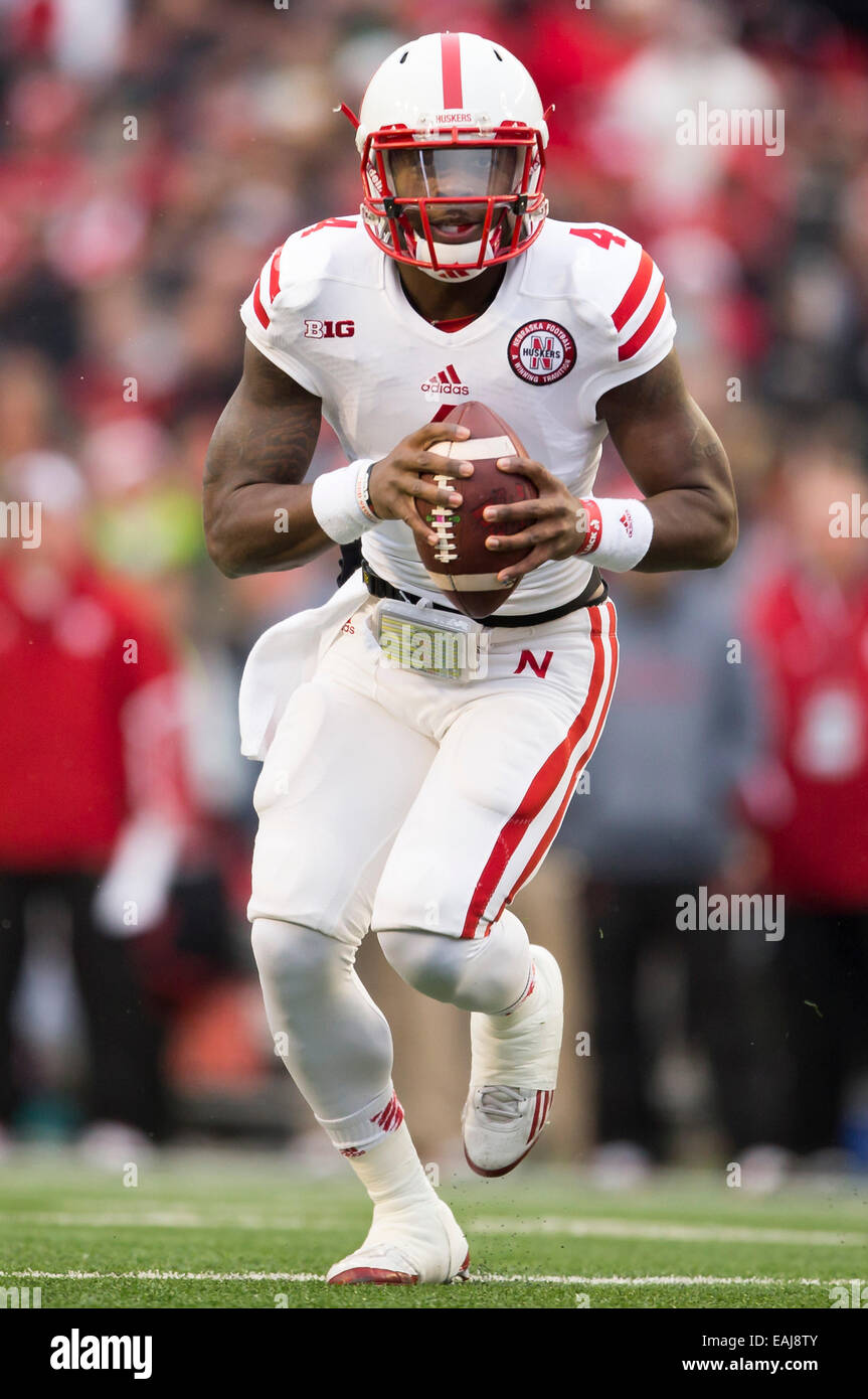 November 15, 2014: Nebraska Cornhuskers quarterback Tommy Armstrong Jr ...