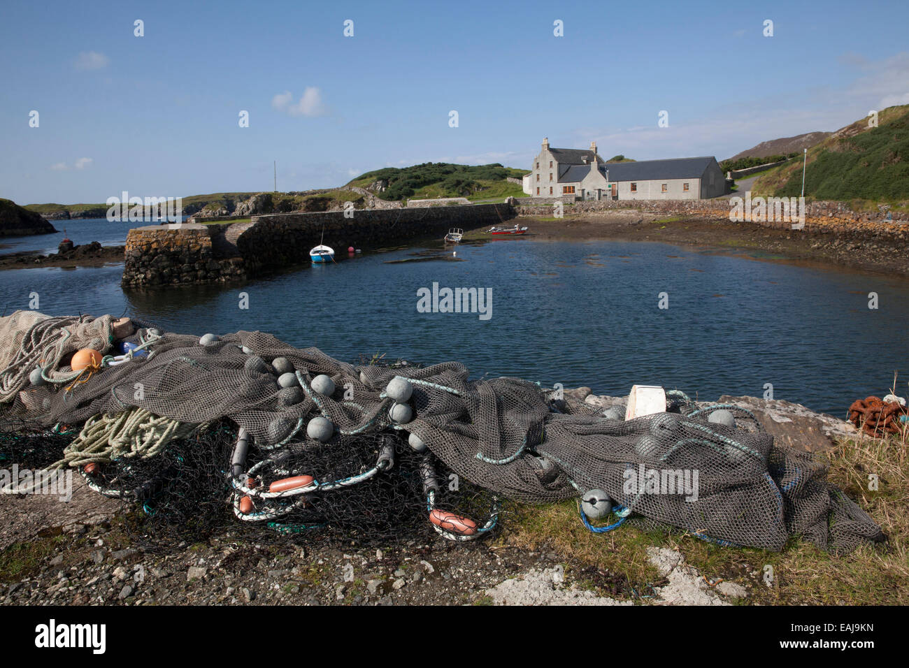 Harris and Scalpay in the Scottish Outer Hebrides Stock Photo - Alamy