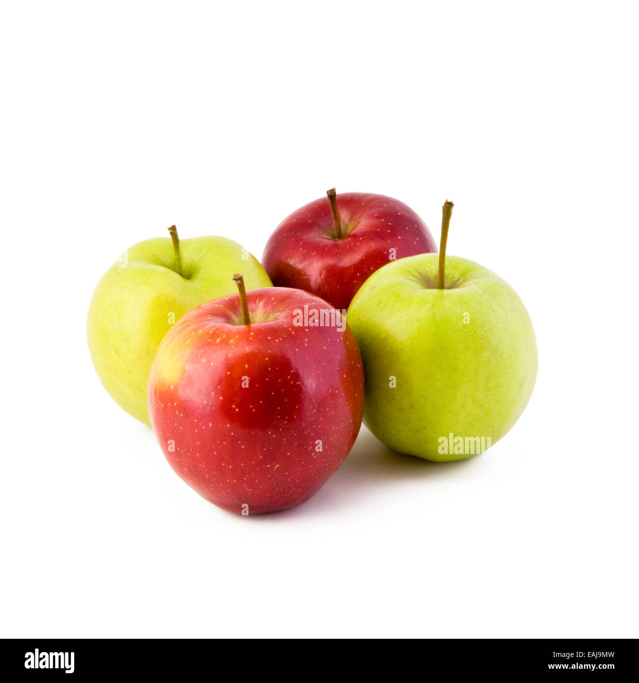 Four apples Cut Out Stock Images & Pictures - Alamy