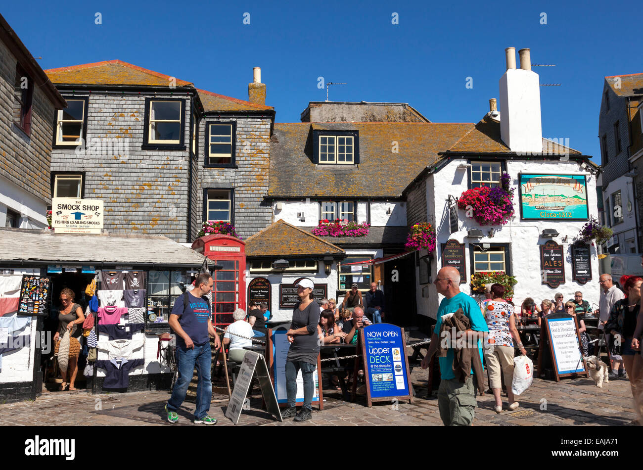 The Sloop Inn, St Ives, Cornwall, England, U.K Stock Photo - Alamy