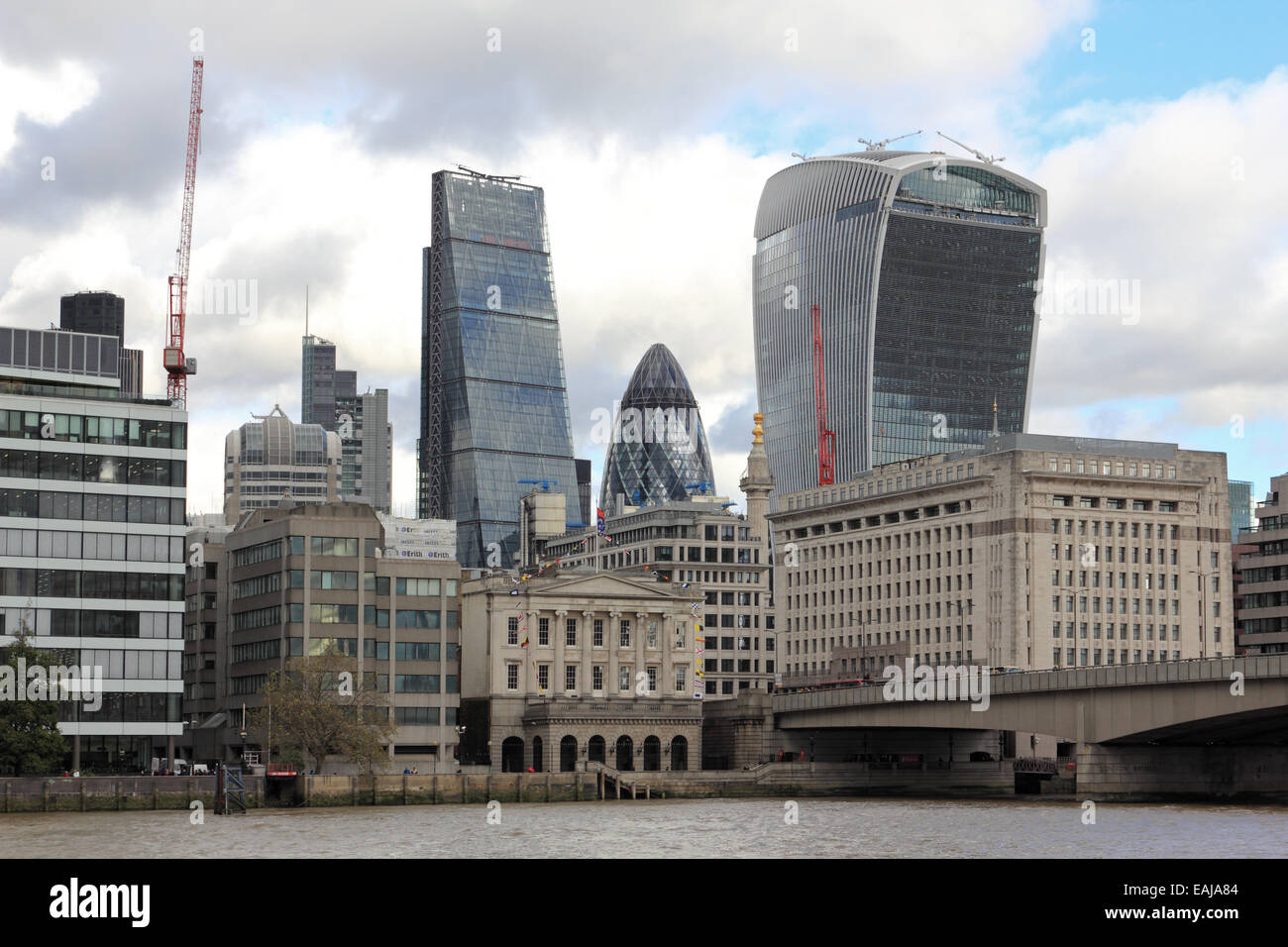 Modern towers blocks in the City of London, England Stock Photo - Alamy