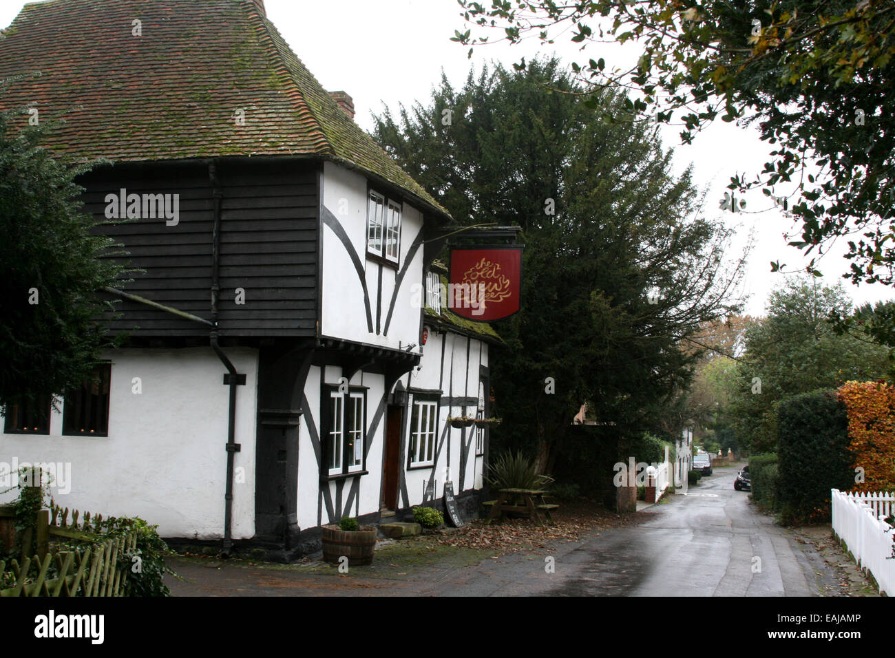 small village of westbere north east of city of canterbury kent uk ...