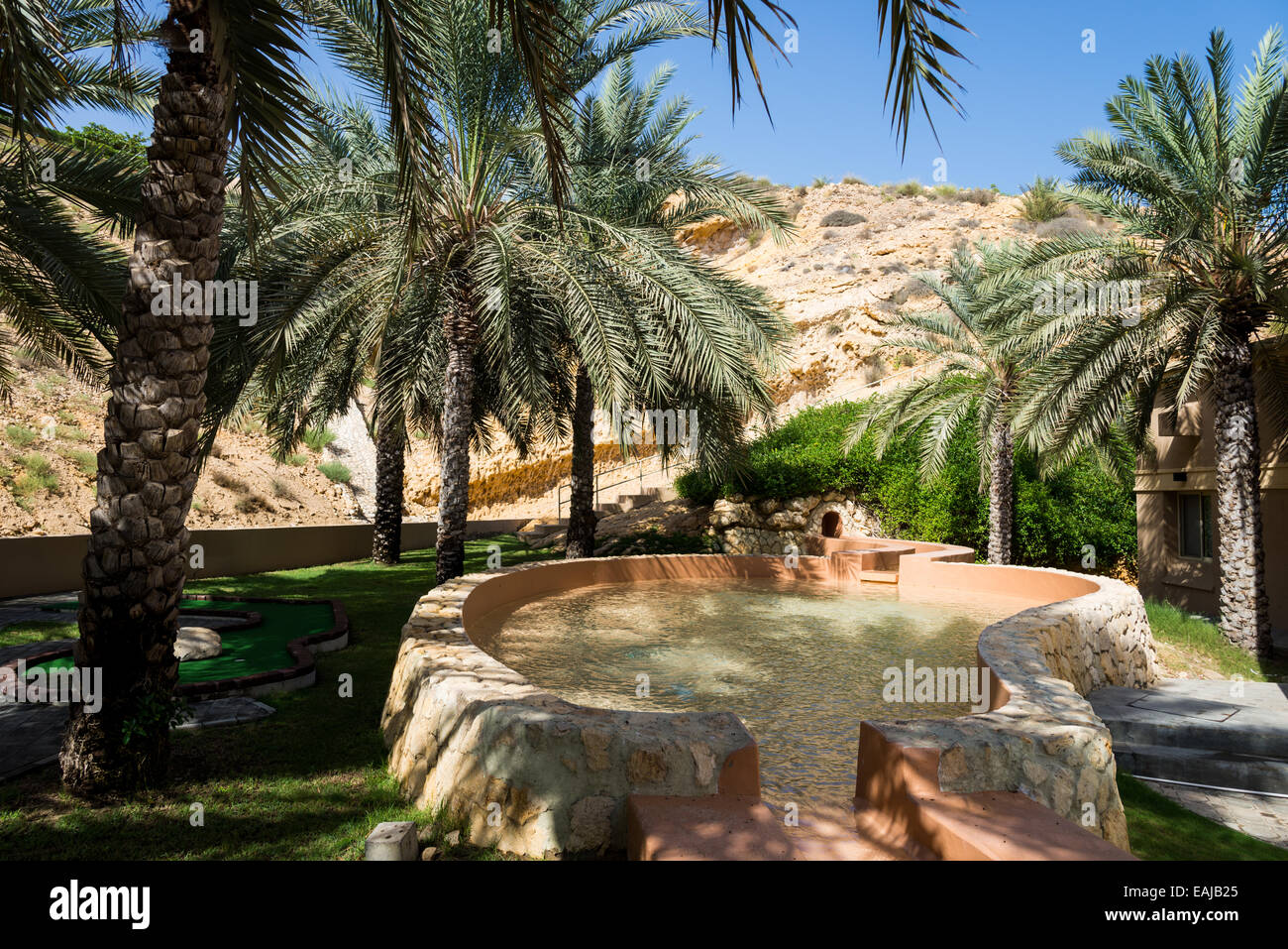 Water duct and pool at a luxury resort. Oman Stock Photo - Alamy
