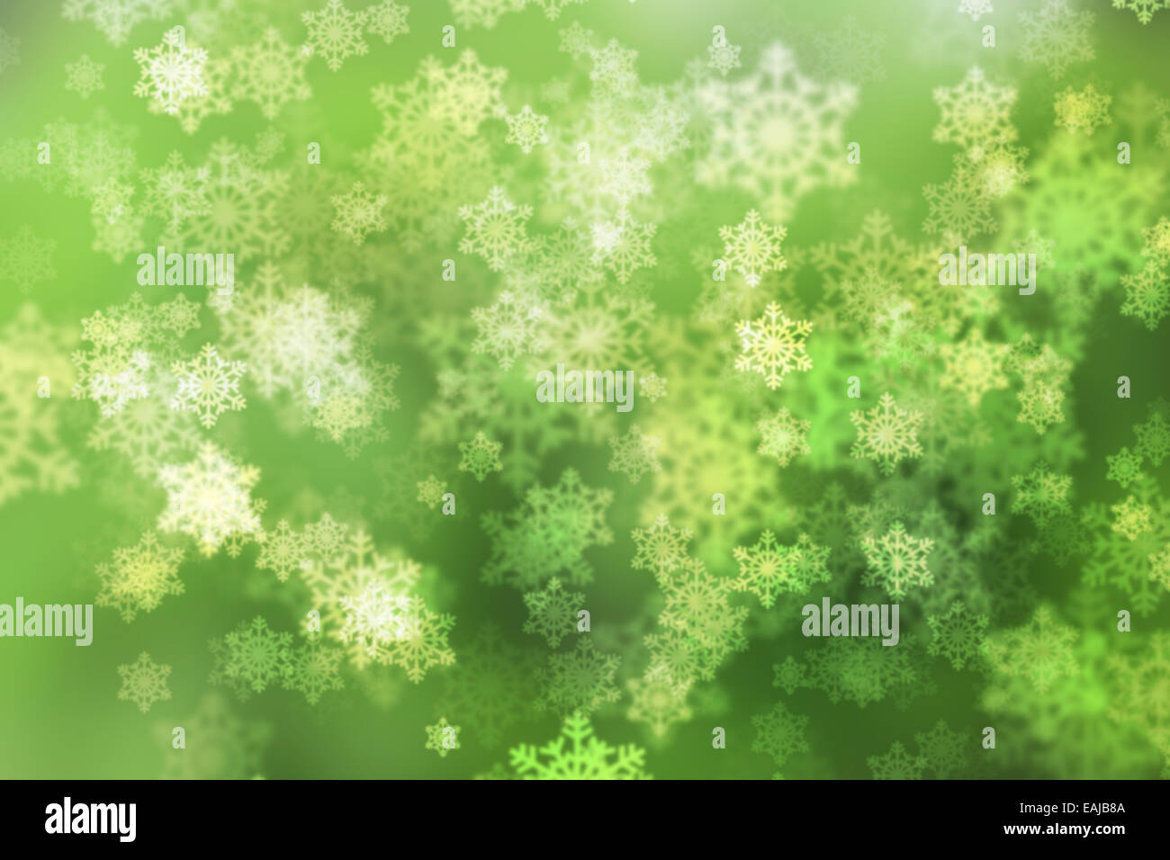 natural green background, with snowflakes Stock Photo - Alamy