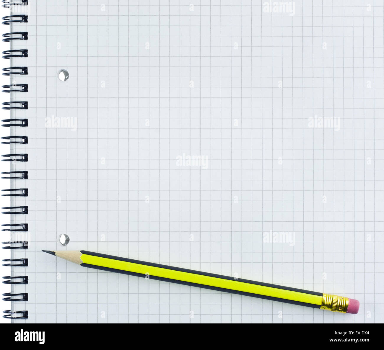 Opened blank notepad spiral hi-res stock photography and images - Alamy