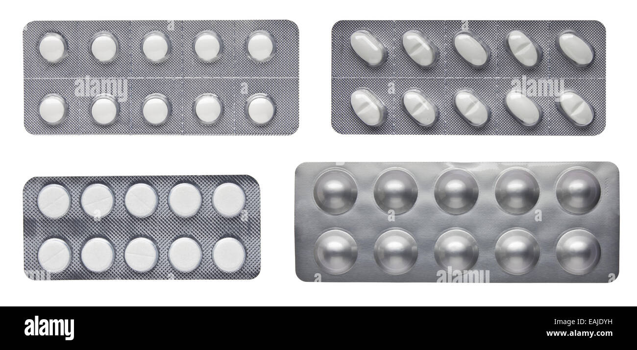 Silver pills hi-res stock photography and images - Alamy